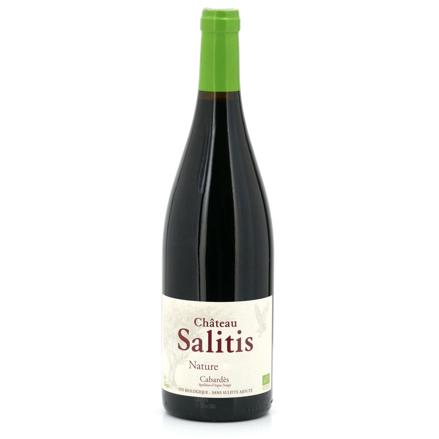 Cabardès Nature Bio Château Salitis - Vin rouge sans sulfites ajoutés ...