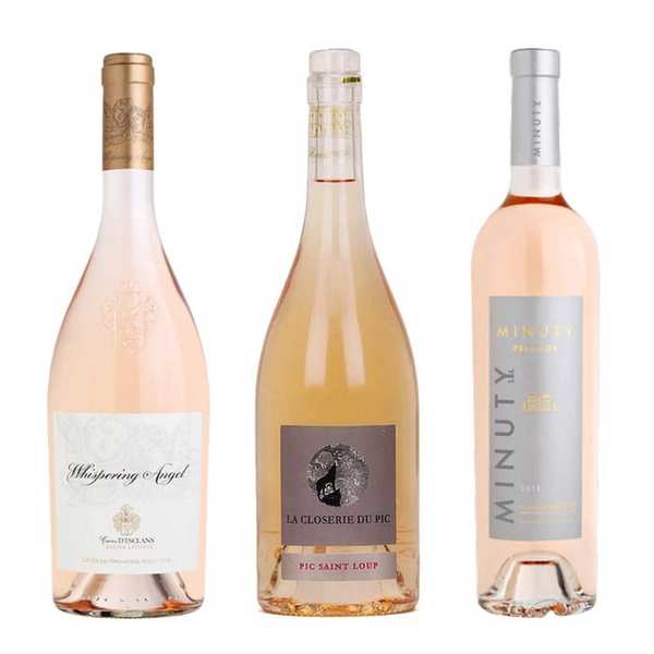 3 french pink wines for the dessert