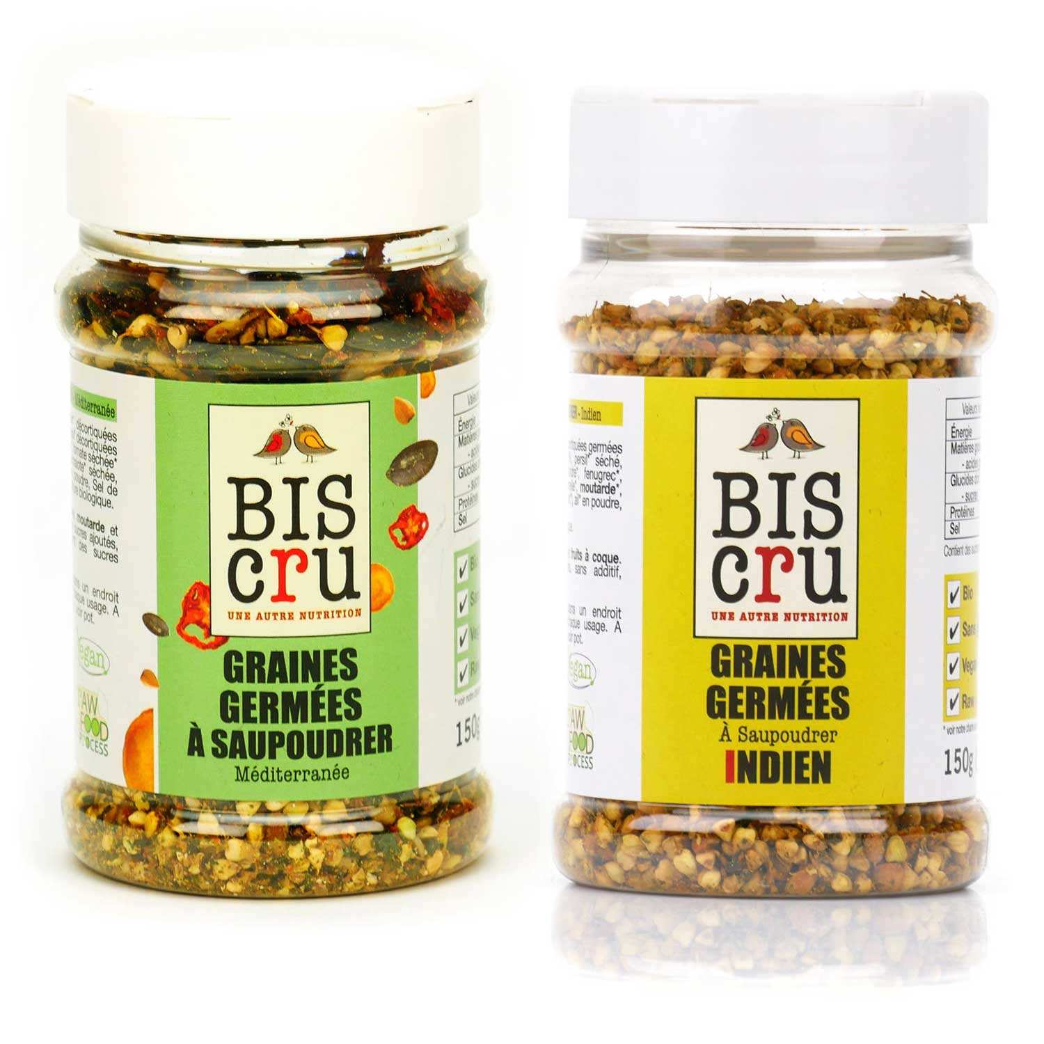 Biscru germinated seeds assortment - Biscru