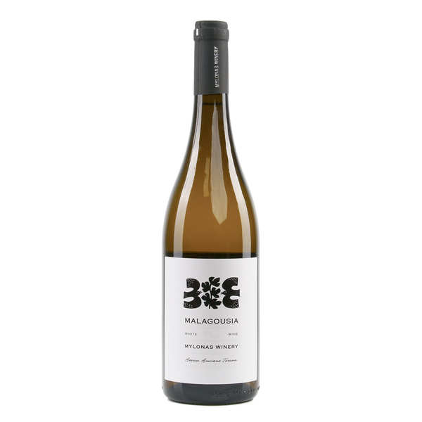 Malagousia dry white wine from Greece, IGP Attica - MYLONAS