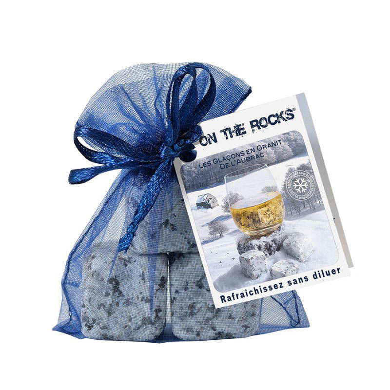 Aubrac Granite Stone Ice Cubes - On The Rocks