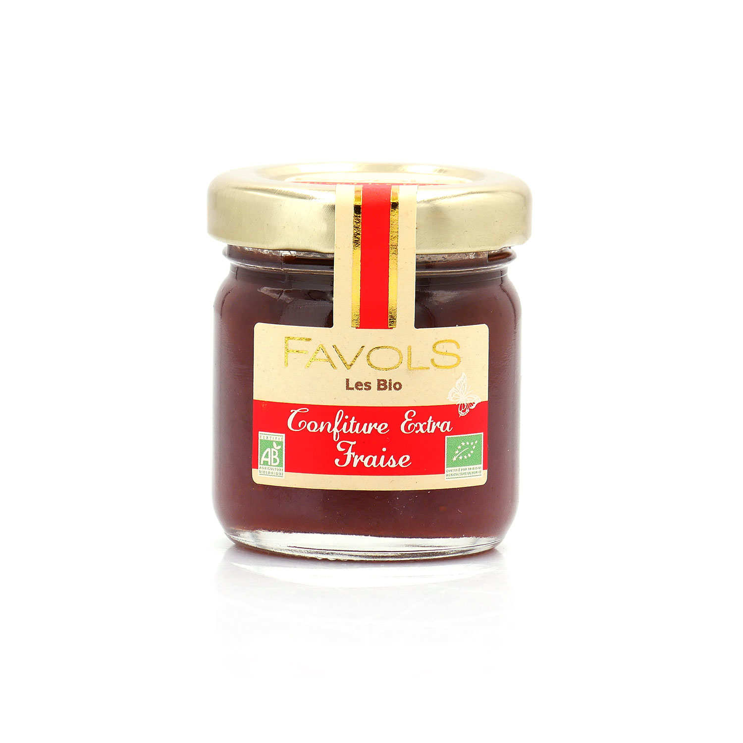 Confiture extra de fraise bio - Favols