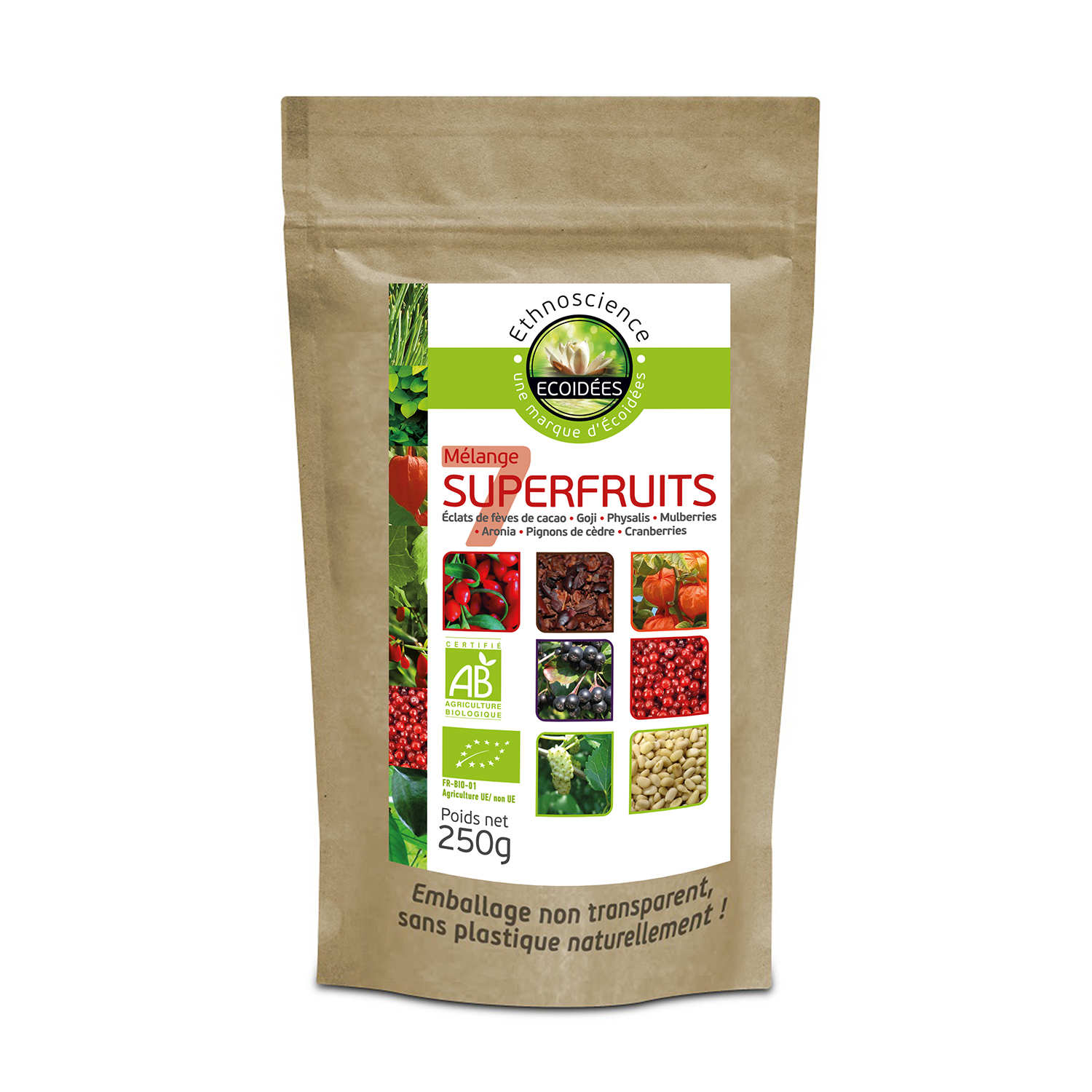 Mélange de 7 superfruits bio - Ethnoscience - Ecoidées
