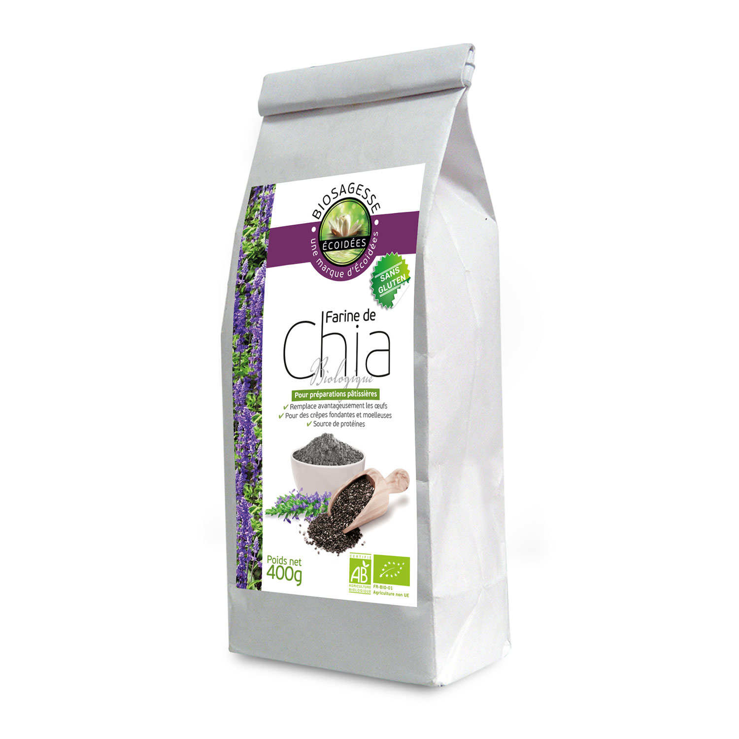 Chia Flour - Biosagesse - Ecoidées