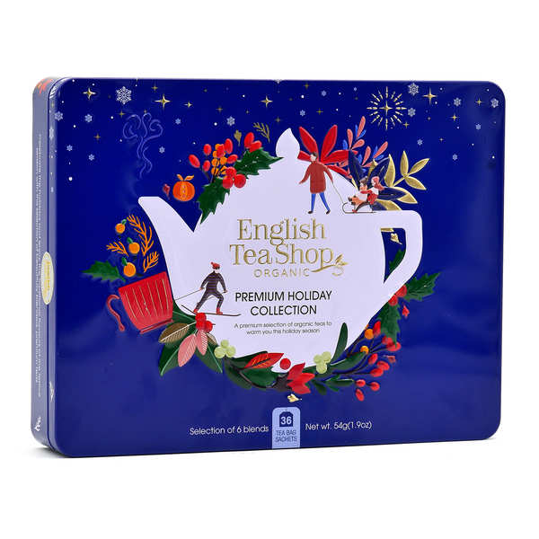 Blue holiday gift box - English Tea Shop