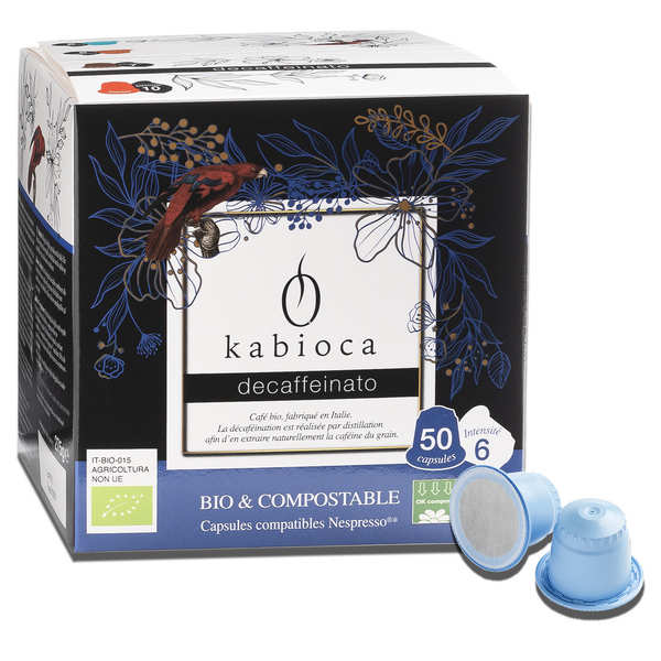 Organic decaffeinato coffee - Nespresso® compatible capsules