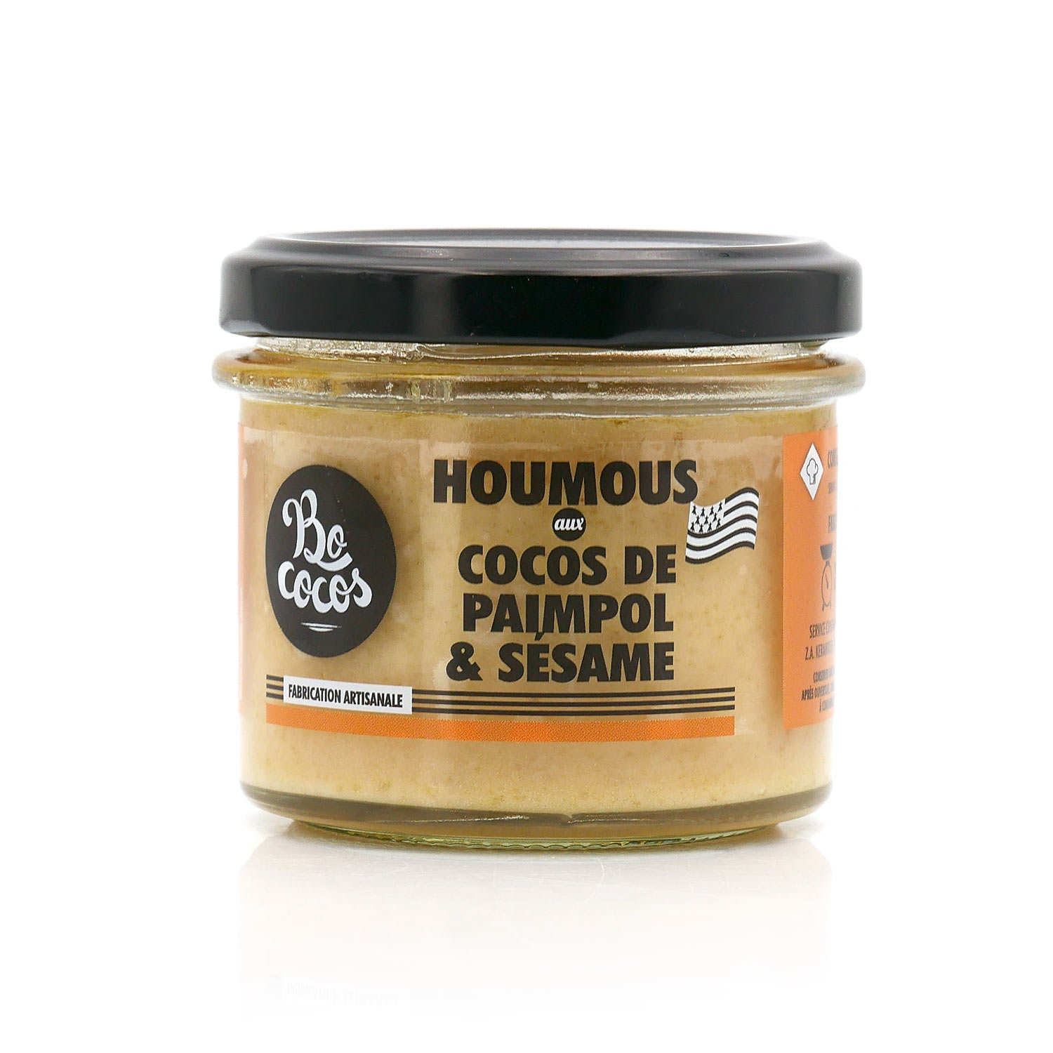 Hummus with Paimpol cocos and sesame - Bo Cocos