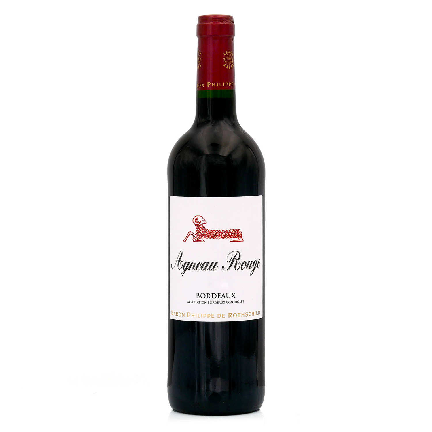 Agneau Rouge Baron Philippe de Rothschild - Bordeaux vin rouge - Baron ...