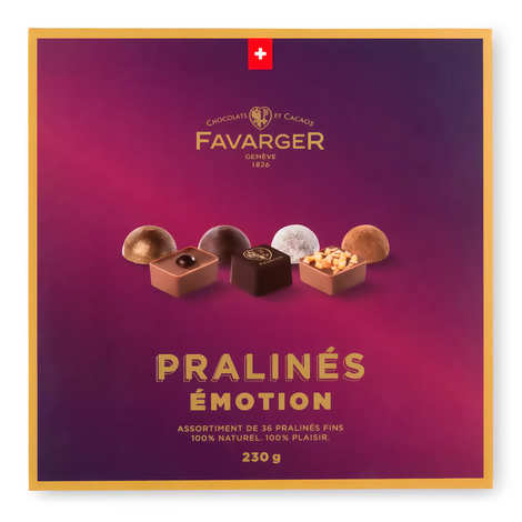 Box of Emotion praline chocolate - Favarger - Favarger