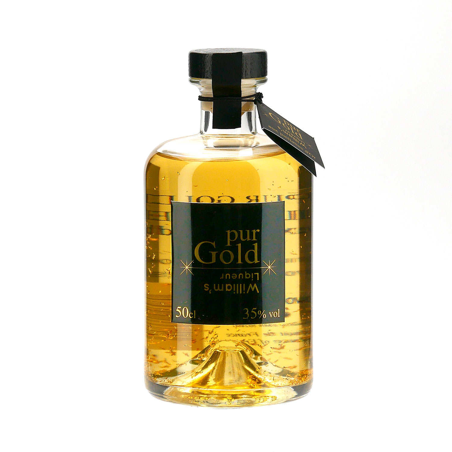 Pure gold williams liquor with real gold flakes - Distillerie Paul Devoille