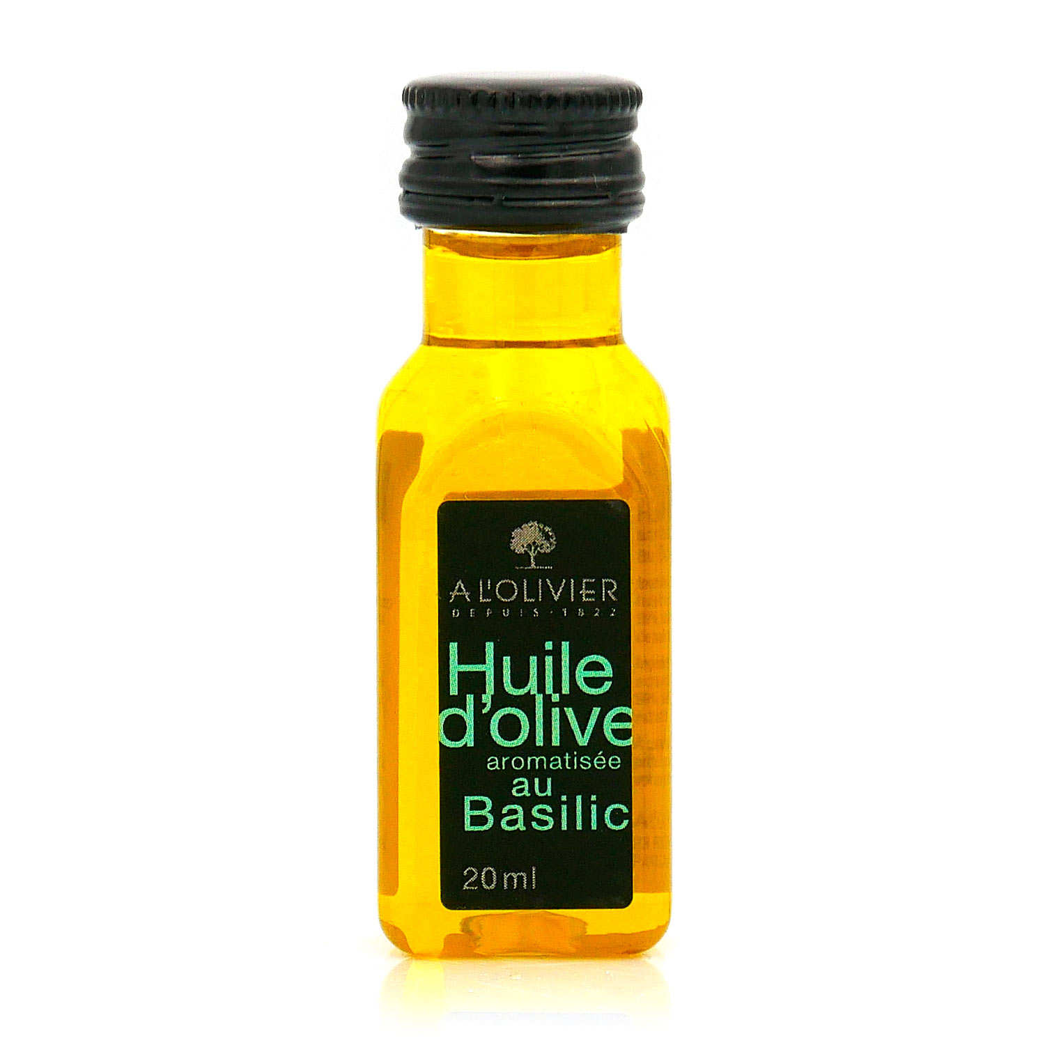 Extra Virgin Olive Oil With Basil Sample Bottle - A L'Olivier