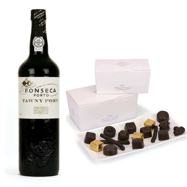 Tawny Porto - Fonseca and premium Chocolates Assortment
