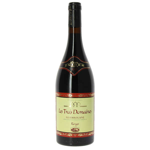 Guerrouane PDO red wine from Morocco - Les Trois Domaines - Les Trois ...