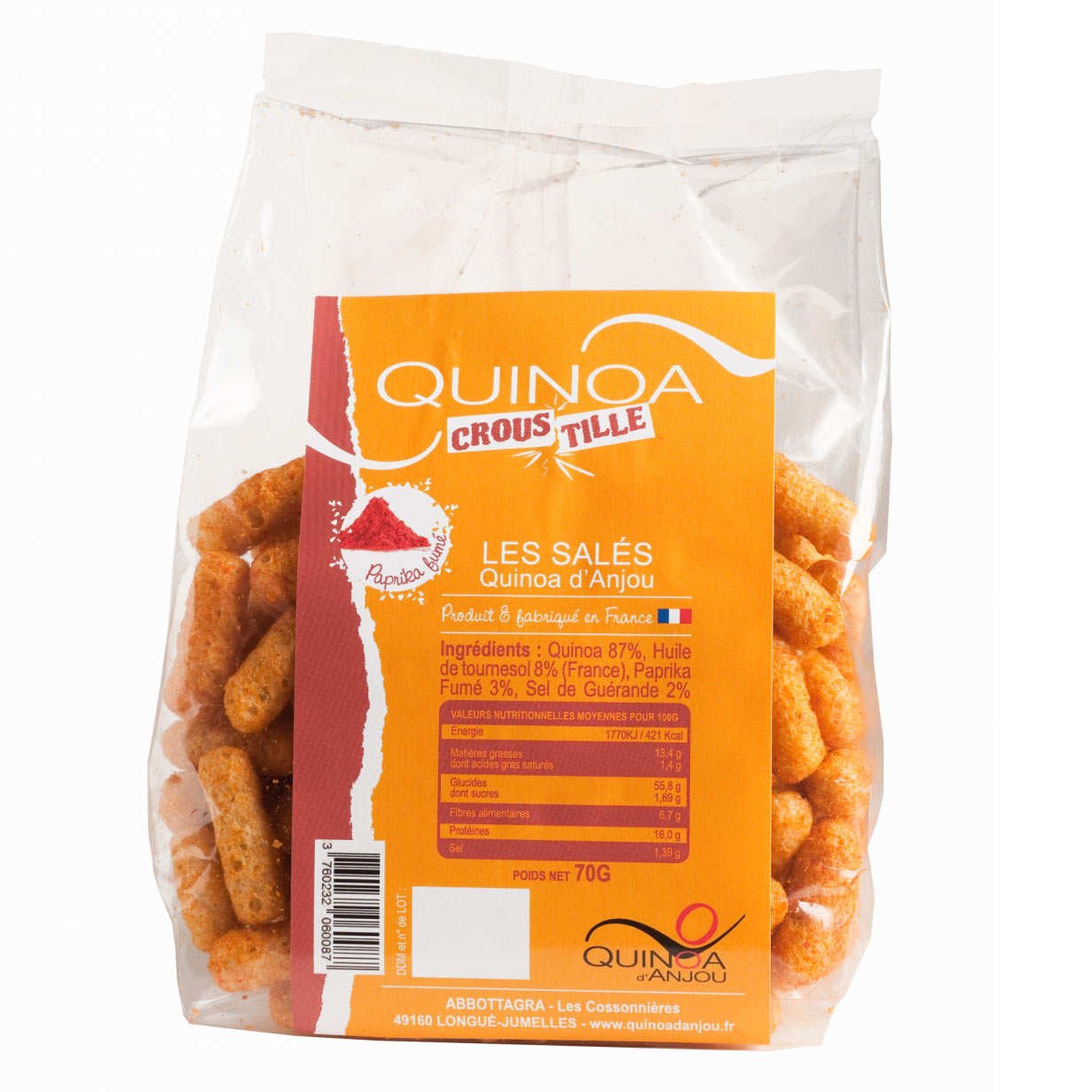 Quinoa Croustille - 3 flavours pack - Quinoa d'Anjou