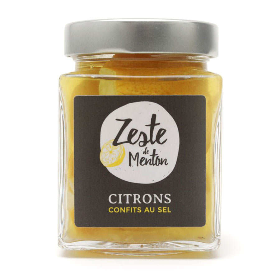Citrons de Menton IGP confits au sel