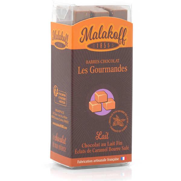 Milk chocolate with caramel Malakoff 1855 without individual packaging ...