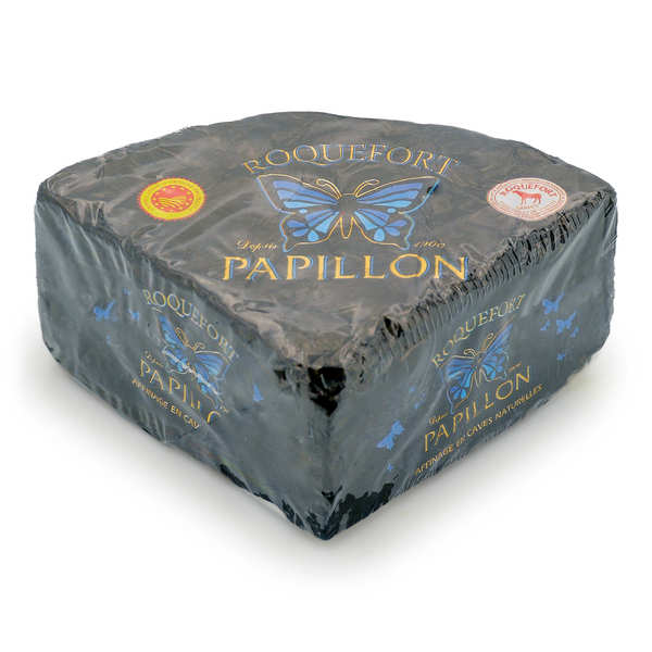 Roquefort cheese AOC Papillon Taste Noir - Fromageries Papillon