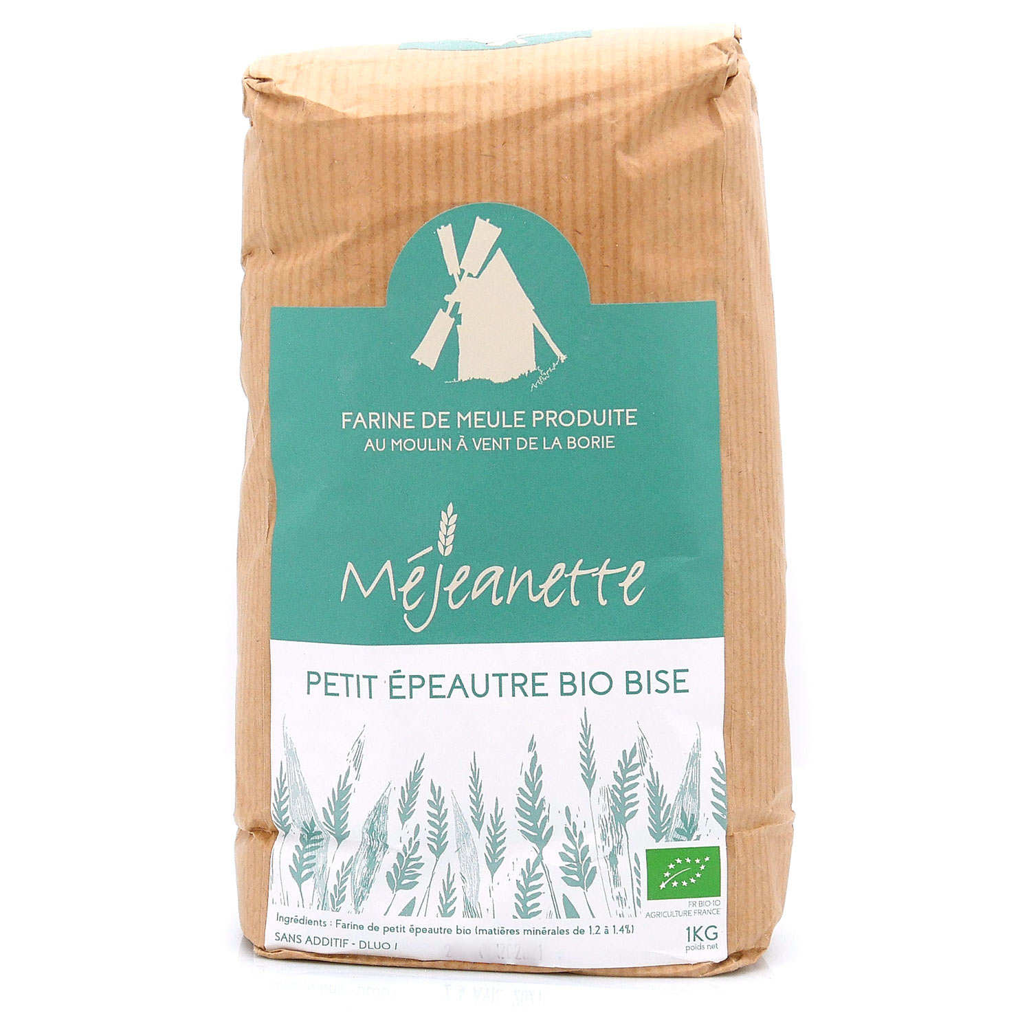 Organic small spelt flour fronthe Causse Mejean - Moulin de la Borie
