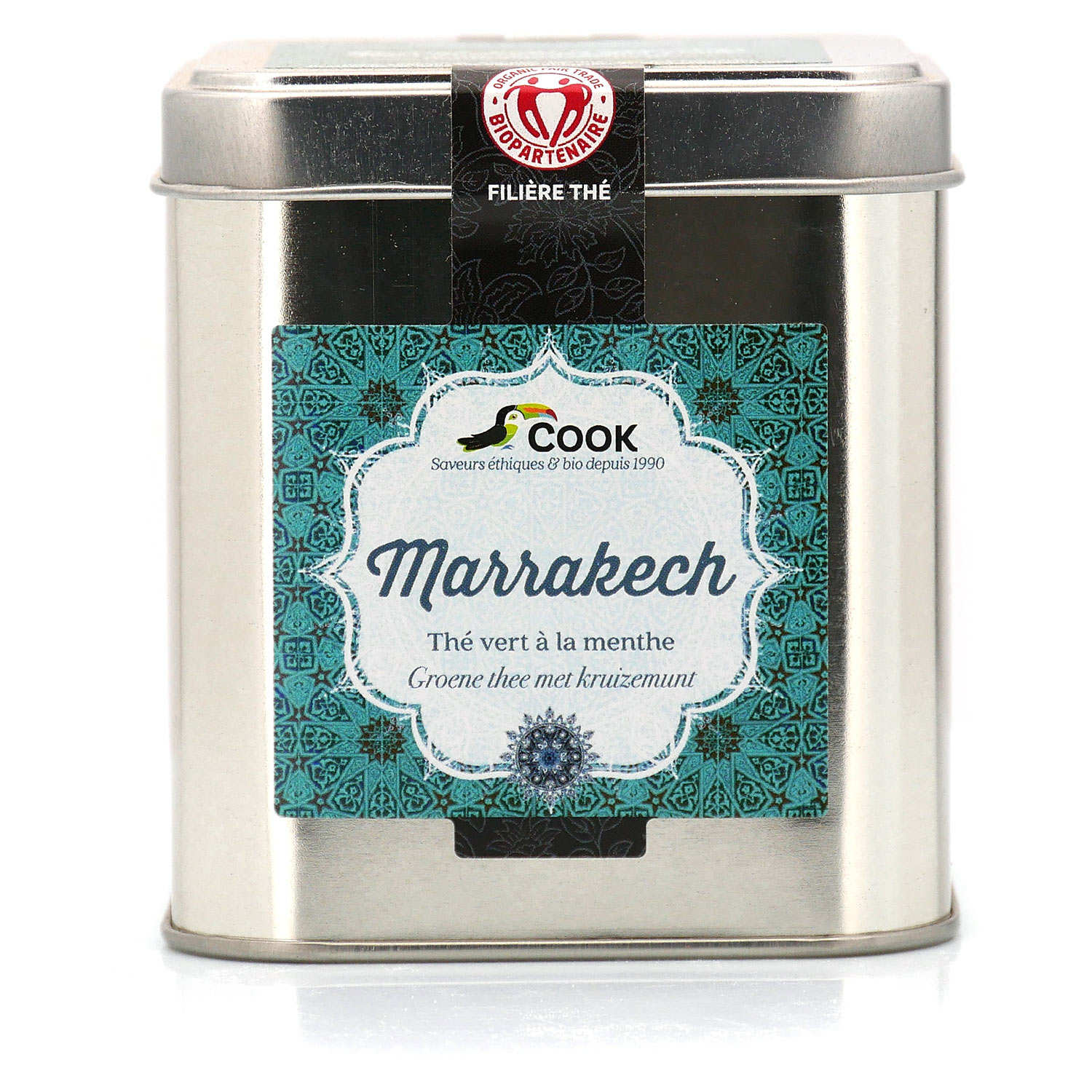 Marrakech - Organic bulk green tea with mint - Cook - Herbier de France
