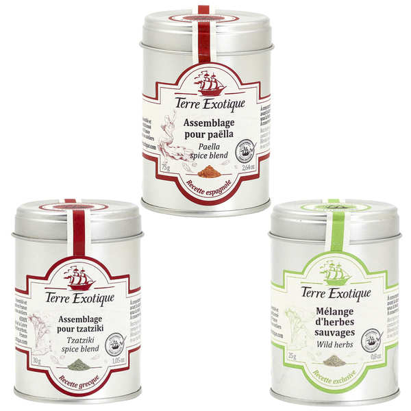 Assortiment d'épices aux saveurs de l'été - Terre Exotique