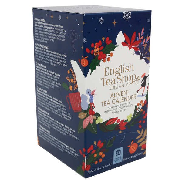 Organic Tea Advent Calendar 13 flavours - English Tea Shop