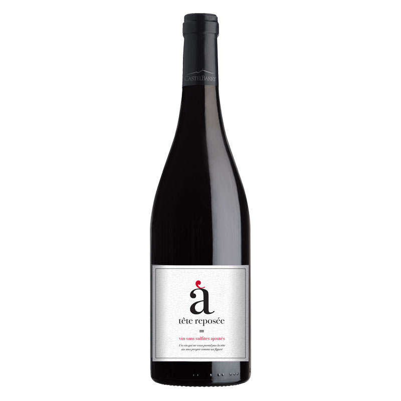 A relaxed head AOP Languedoc - red wine without added sulfites ...