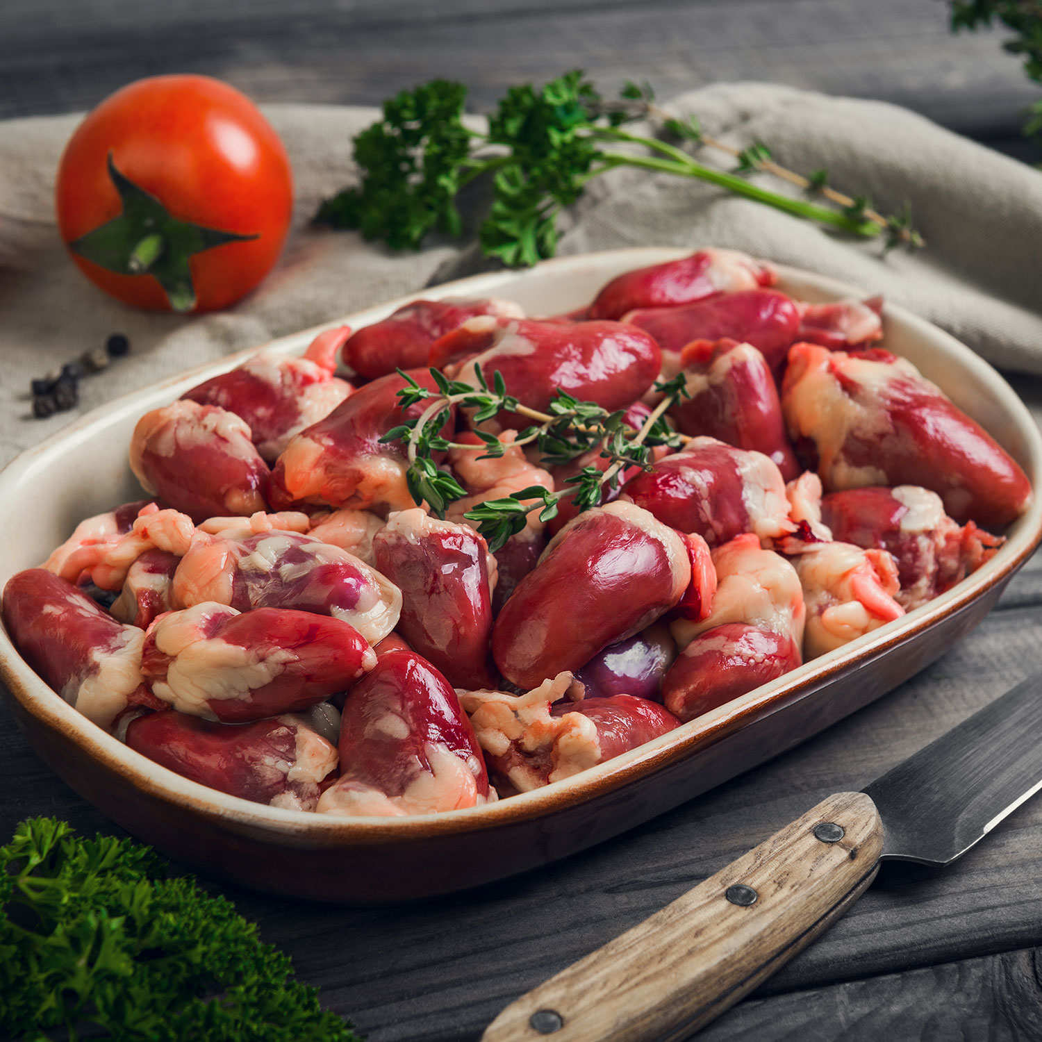 Fresh duck hearts - PGI Sud-Ouest (South-Western France) - Valette