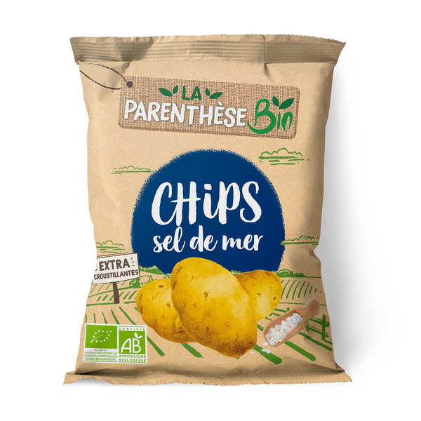Chips bio au sel de mer - Fabriqué en France - La Parenthèse Bio