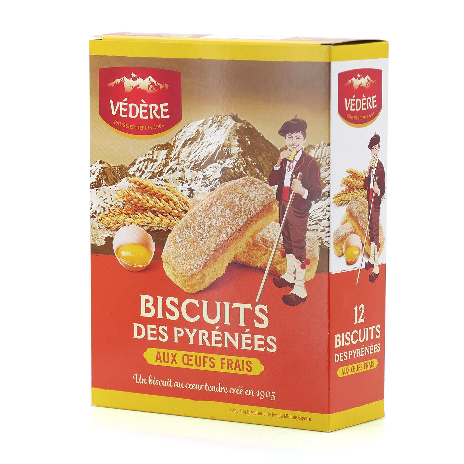 Box of biscuits from the Pyrenees - Biscuiterie Védère