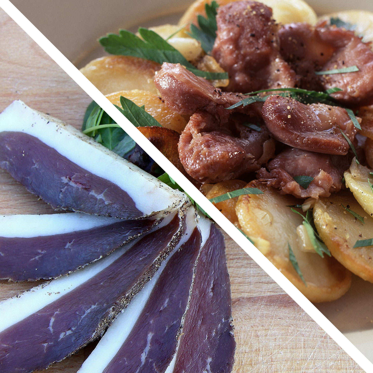 Batch magnet of dried duck & fresh duck gizzards - Valette