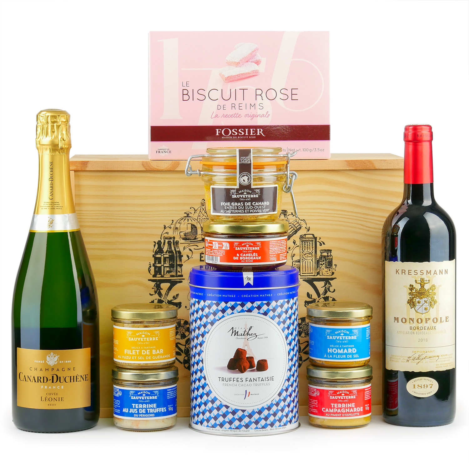 Gourmet Grand Tour de France Gift Hamper - BienManger Paniers Garnis