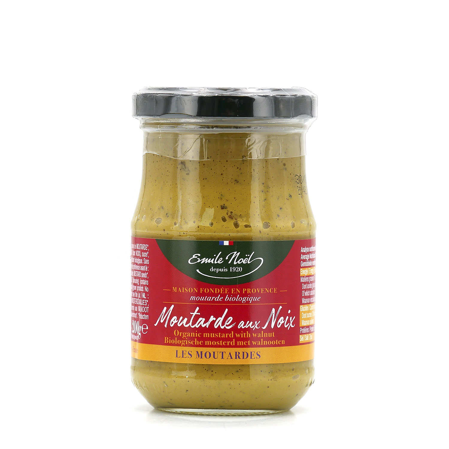 Organic walnut mustard - Emile Noel - Emile Noël