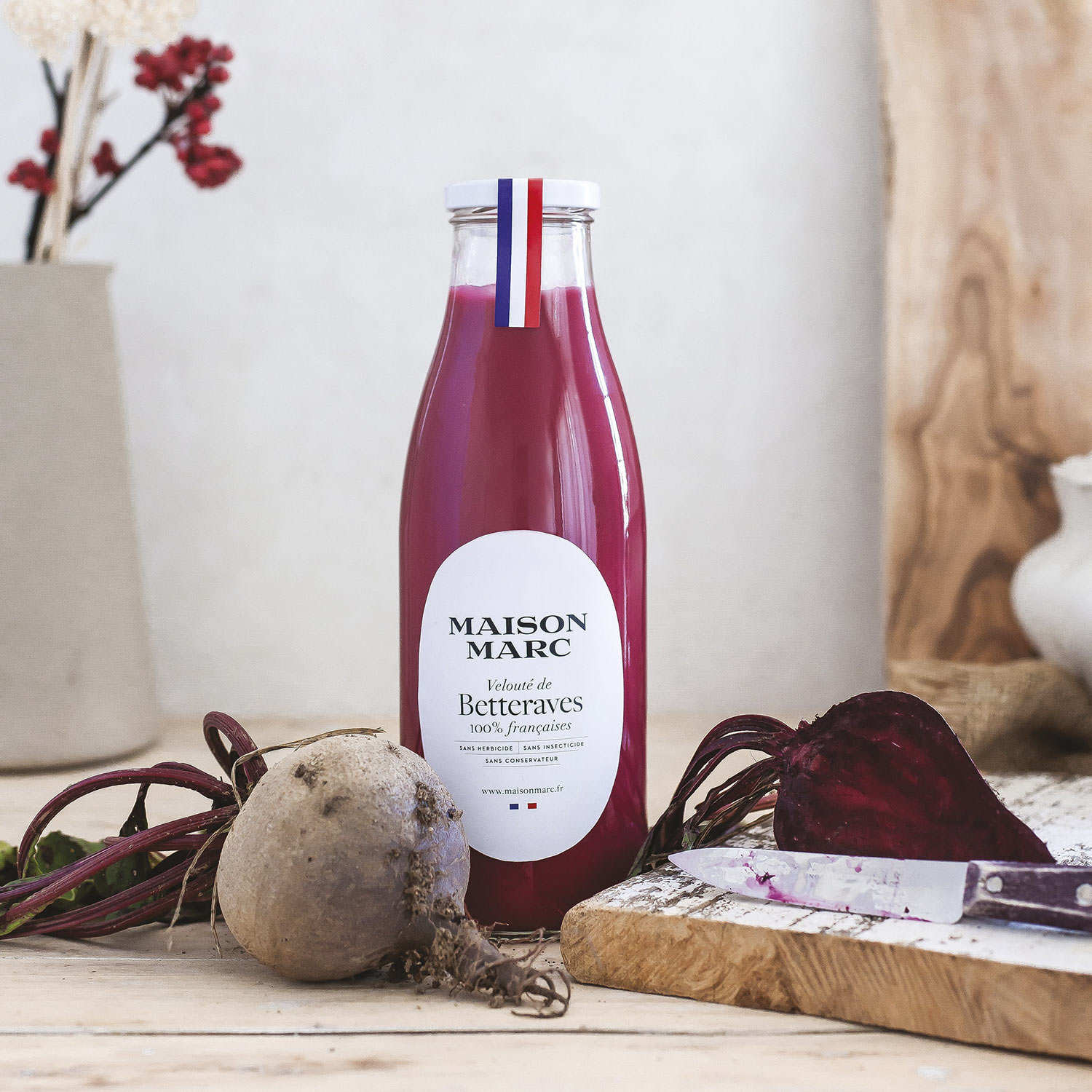 Beet cream soup - Maison Marc