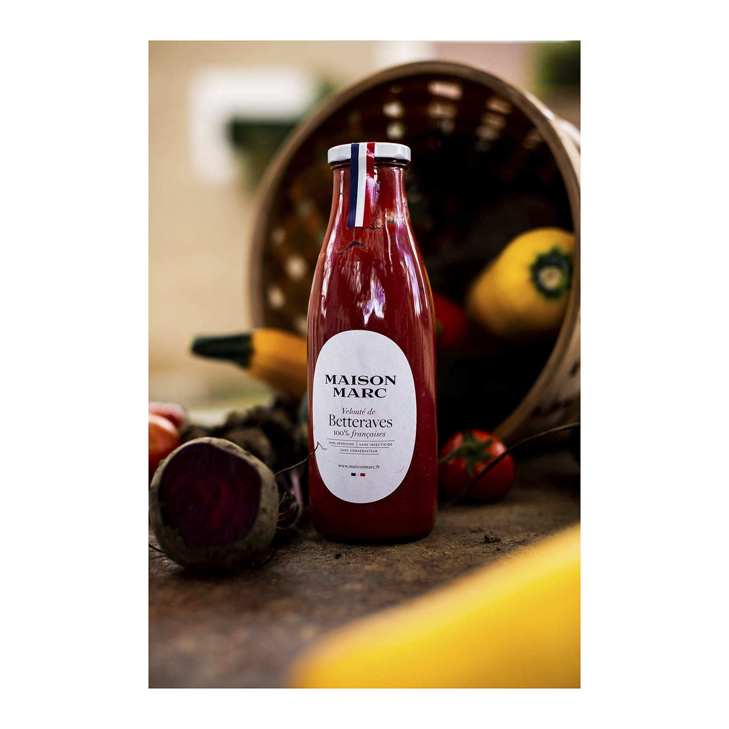 Beet cream soup - Maison Marc