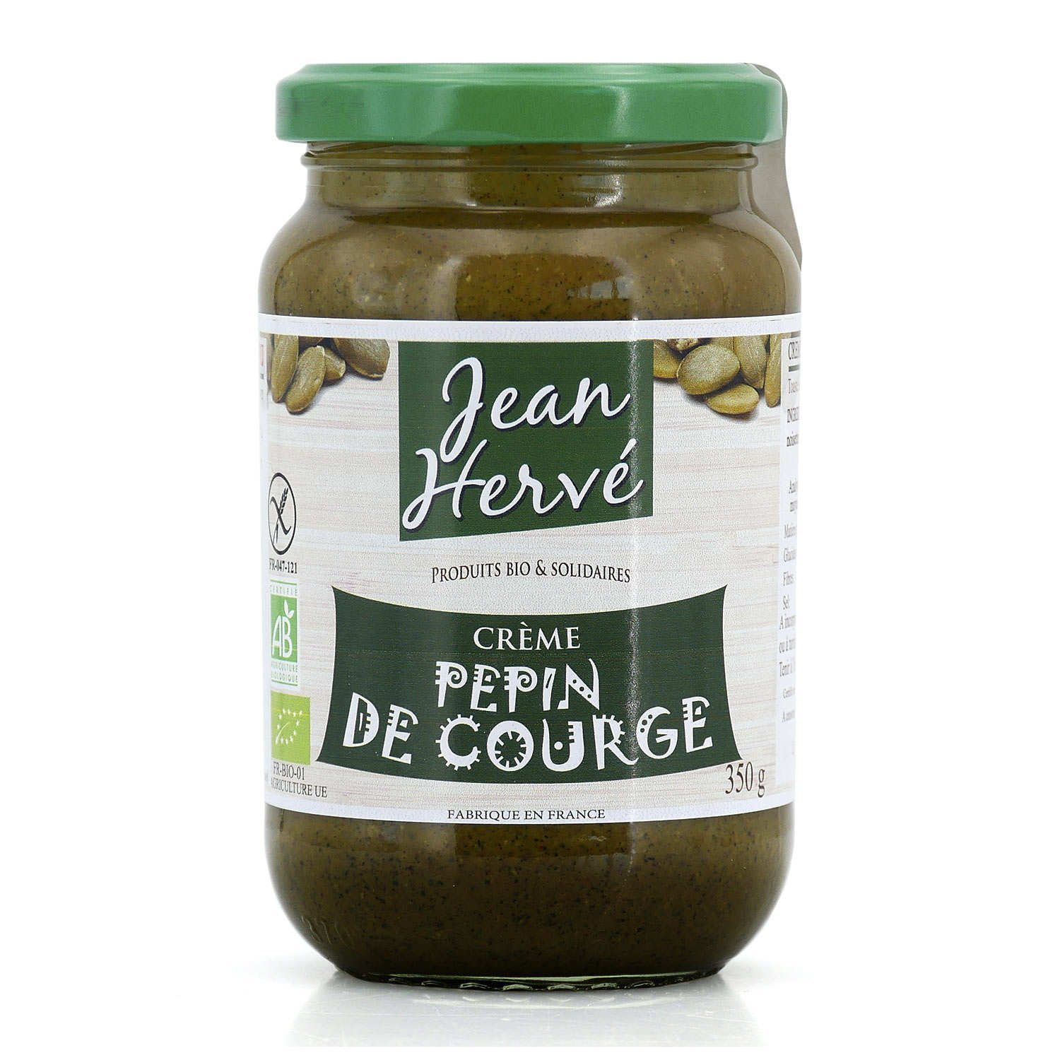 Organic pumpkin seed cream - Jean Hervé