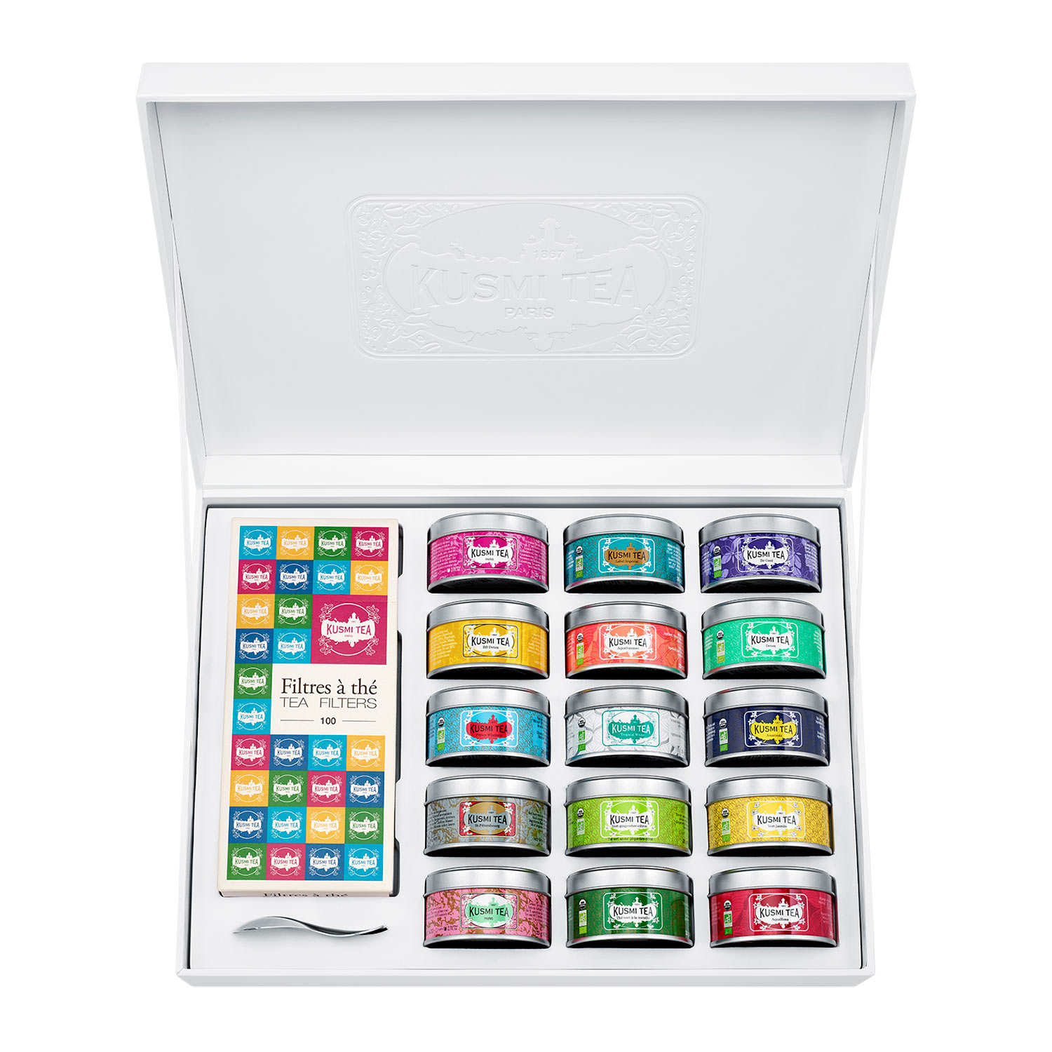 Coffret cadeau 15 thés et infusions bio "La Collection" Kusmi Tea - Kusmi Tea