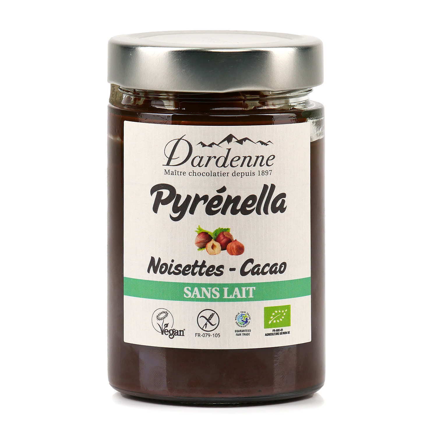 Pyrénella - Pâte à tartiner chocolat noisettes vegan et sans lait ...