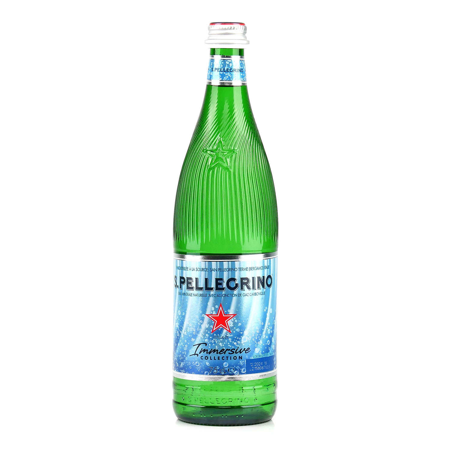 San Pellegrino - Eau minérale gazeuse d'Italie en bouteille verre - San Pellegrino