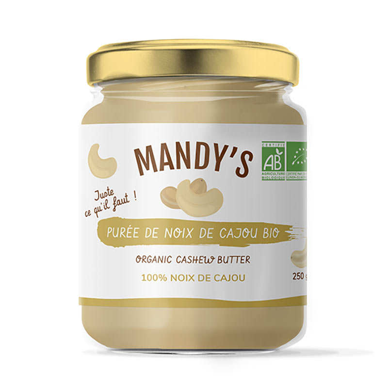 Organic cashew nut puree - Mandy'