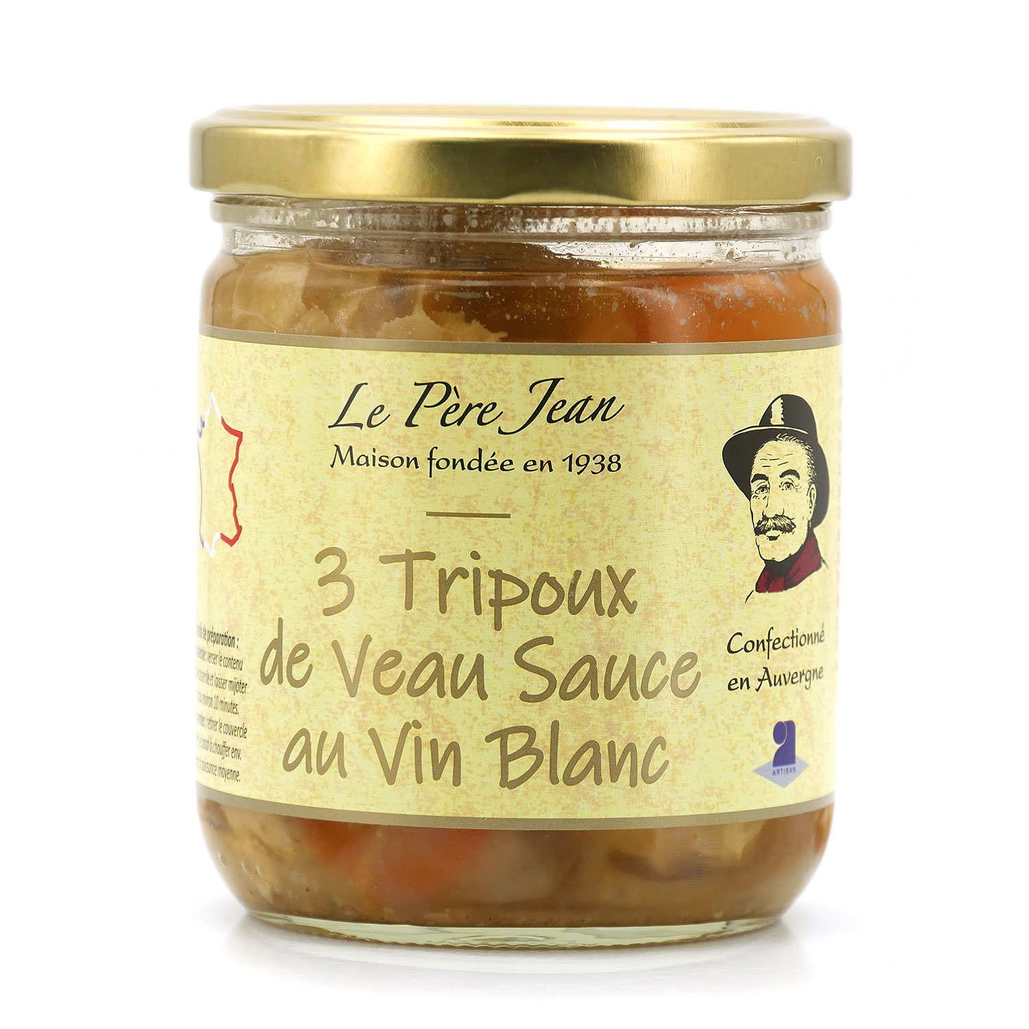 Tripoux de veau cuisinés au vin blanc - Le Père Jean