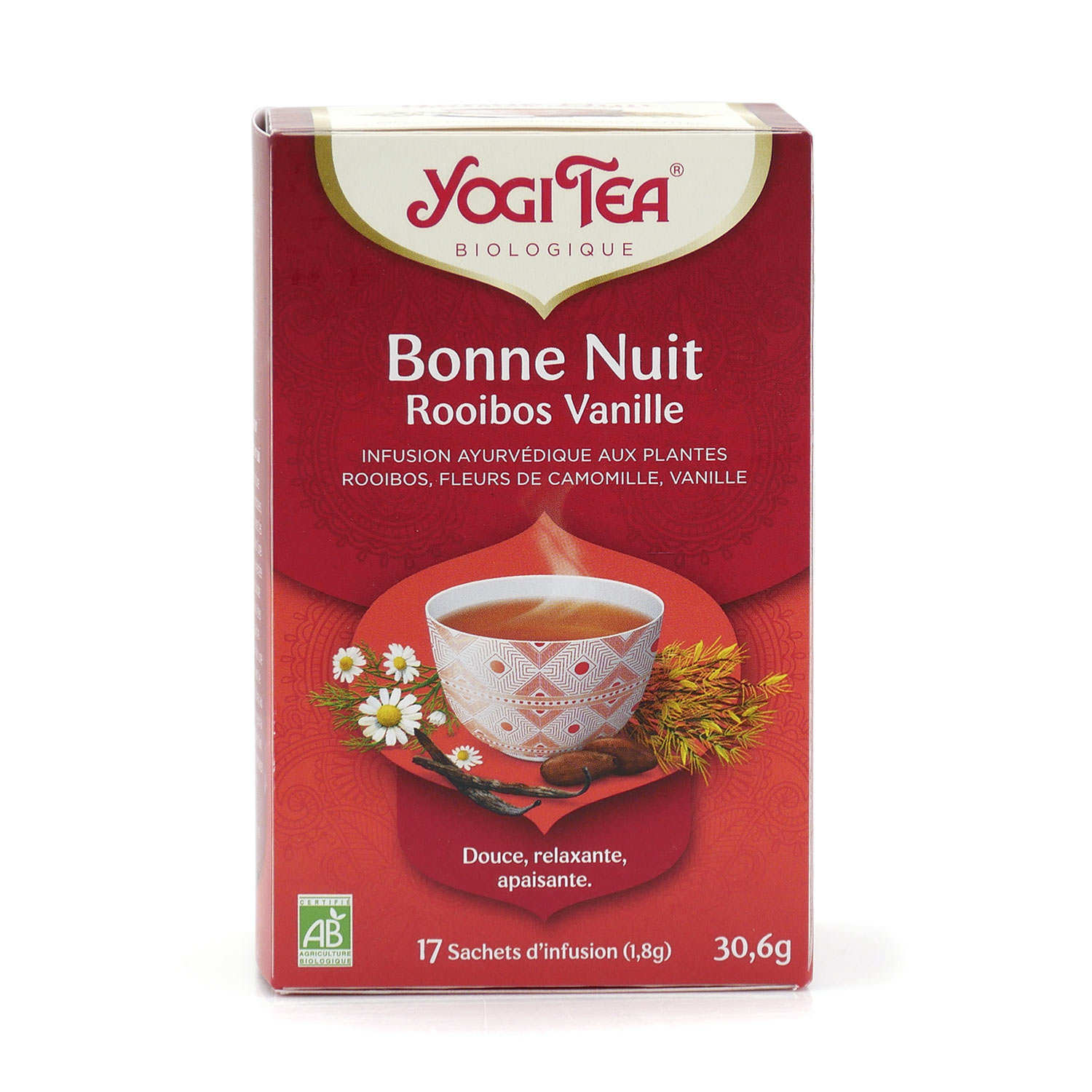 Infusion bio Bonne Nuit Rooibos Vanille - Yogi Tea
