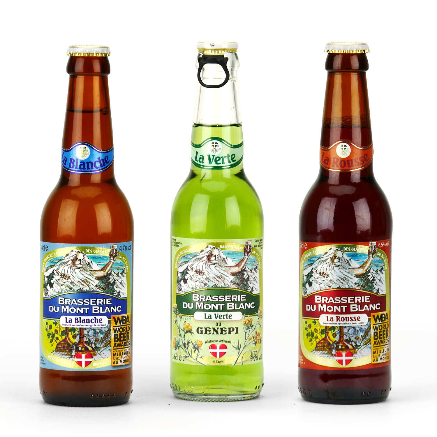 Discovery assortment of 3 Mont-Blanc beers - Brasserie du Mont Blanc