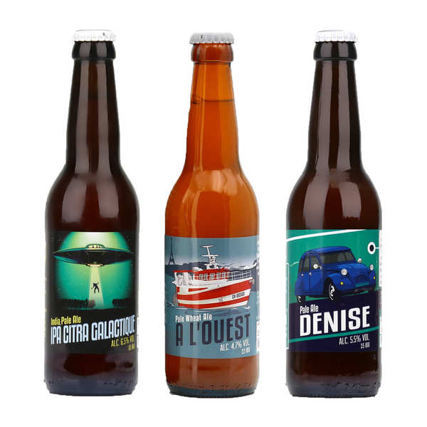 Assortment of French beers Brasserie du Grand Paris - Brasserie du ...