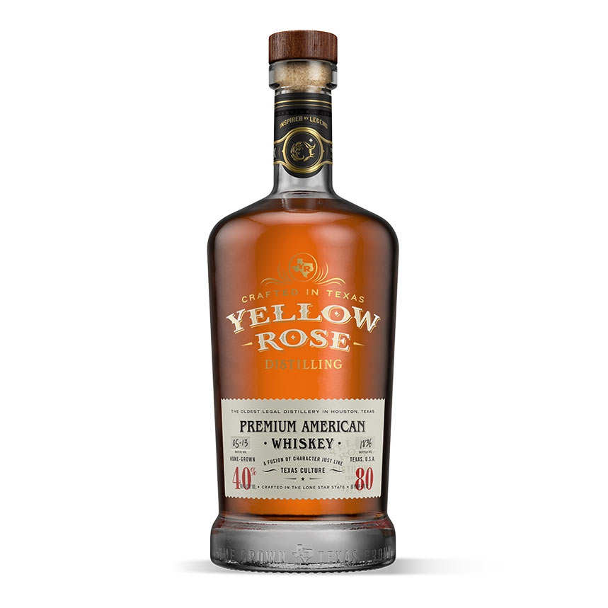 Yellow Rose Premium American Whiskey 40% - Yellow Rose