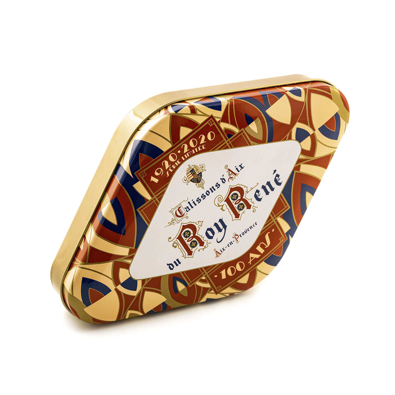 Calissons d'Aix Roy René - Metal box limited edition 100 years old - Le ...