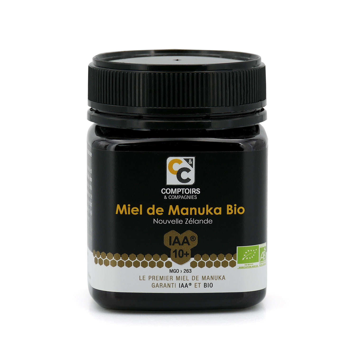 Miel de manuka bio IAA10+ - Comptoirs et Compagnies