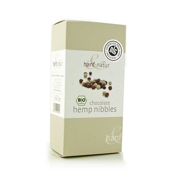Organic chocolate hemp nibbles - Hanf Natur