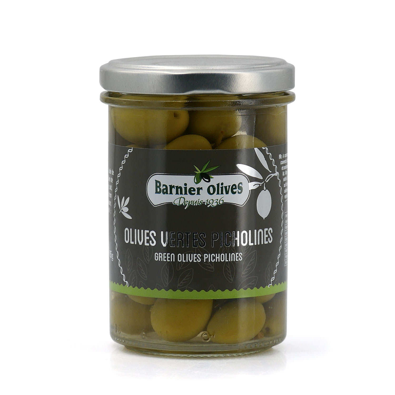 Picholine Green Olives - Barnier Olives