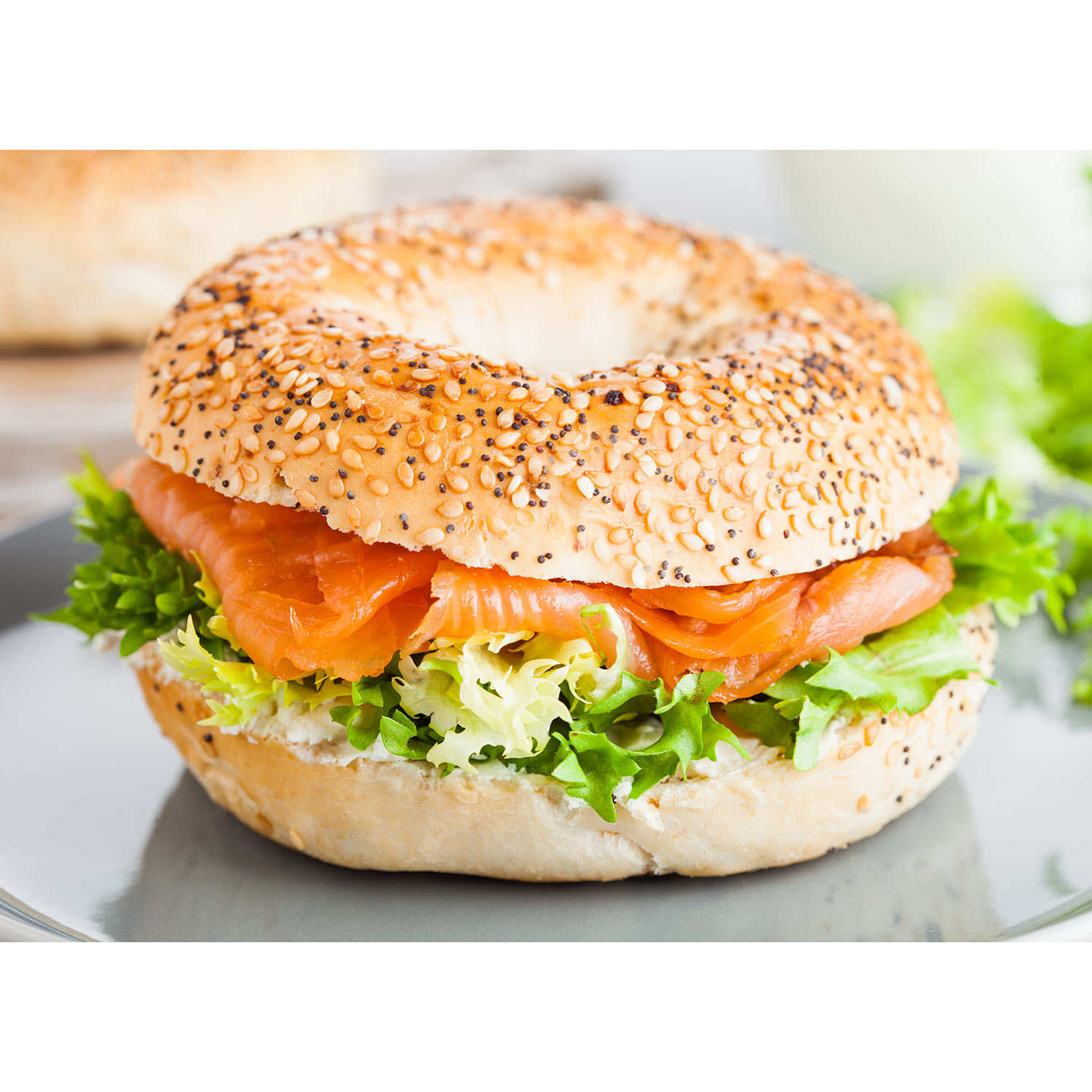 Prince Bagel Multigrains Extra Soft Fresh Bagels With Multiple Seeds 