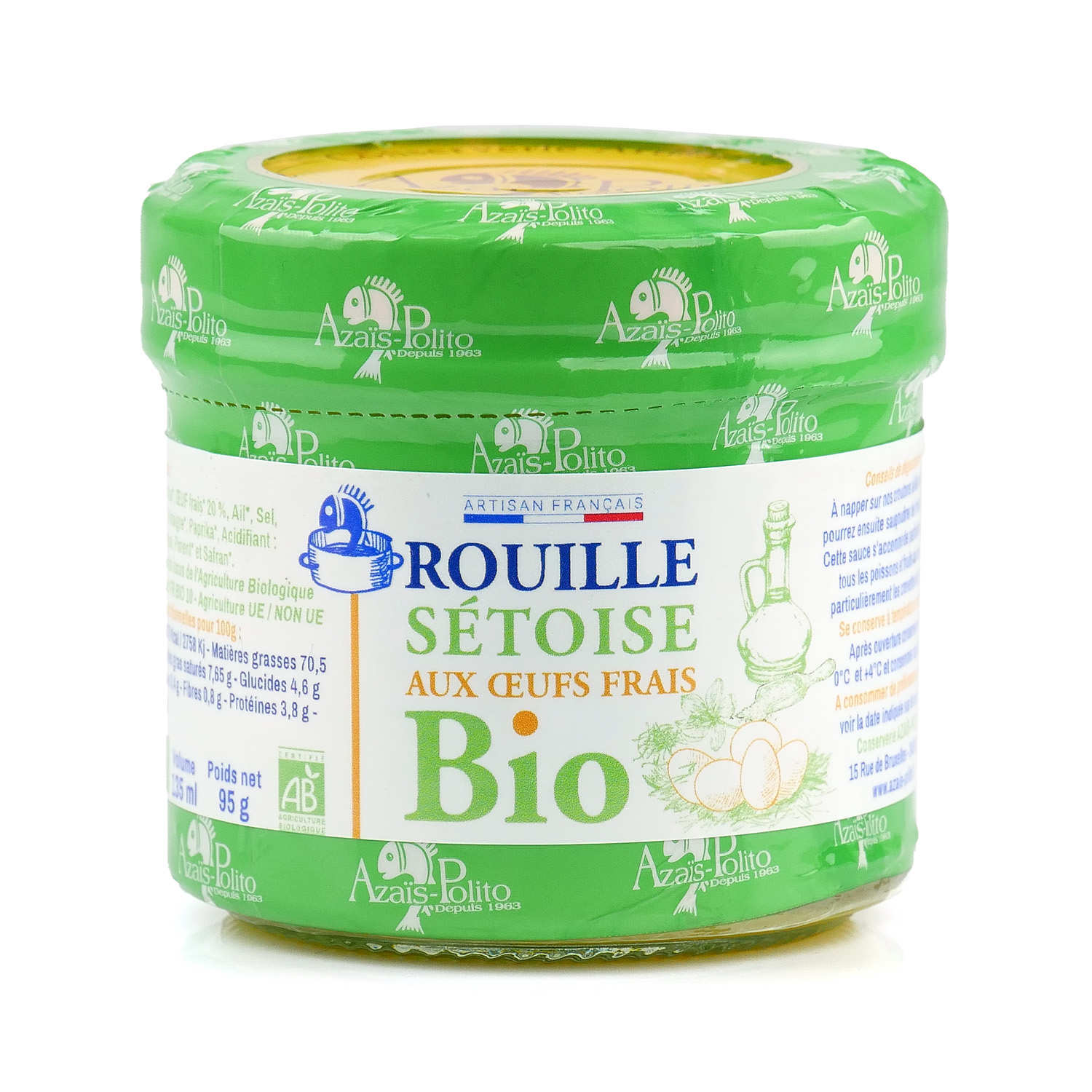 Véritable rouille sétoise bio - Azaïs-Polito